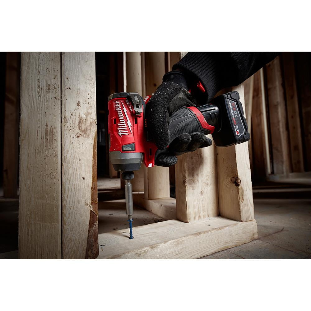 Milwaukee 2553-20 M12 FUEL 1/4" Hex Impact Driver (Bare) - Walmart.com