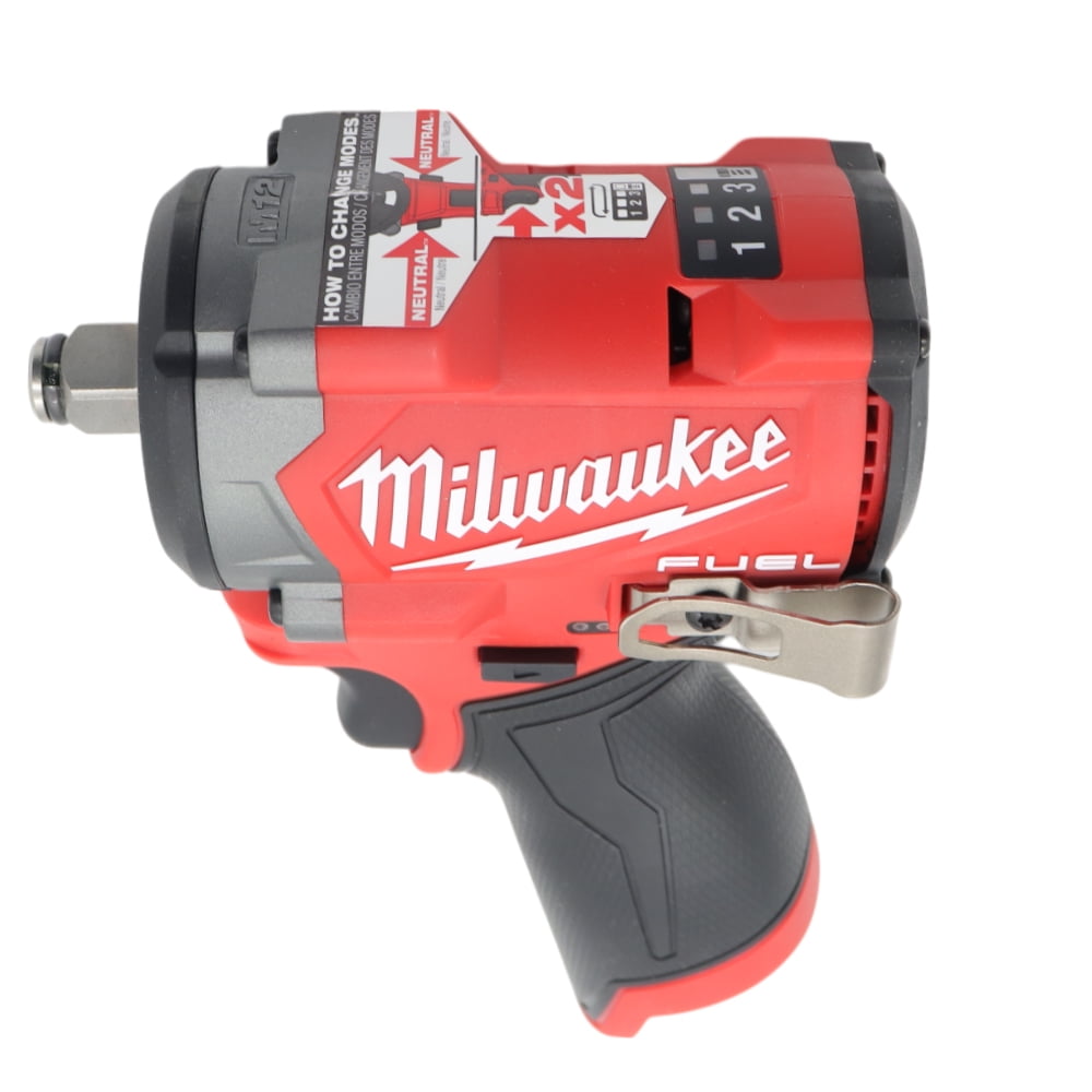 Milwaukee, Impact Wrench, 2563-20, 12V 1/2" Stubby Impact - Walmart.com