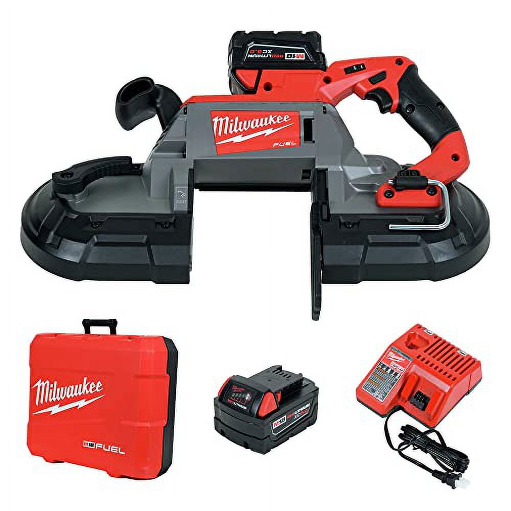Milwaukee 2729-22 M18 Fuel Deep Cut Band Saw 2 Bat Kit - Walmart.com