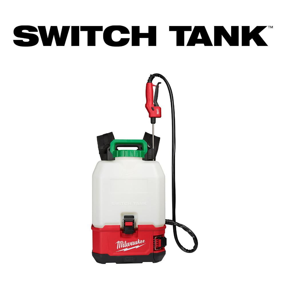 Milwaukee 2820-21PS M18 SWITCH TANK 4-Gallon Backpack Sprayer Kit ...