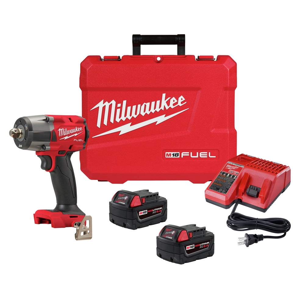 Milwaukee 2962P-22 M18 FUEL Lithium-Ion Brushless Mid-Torque 1/2 in ...
