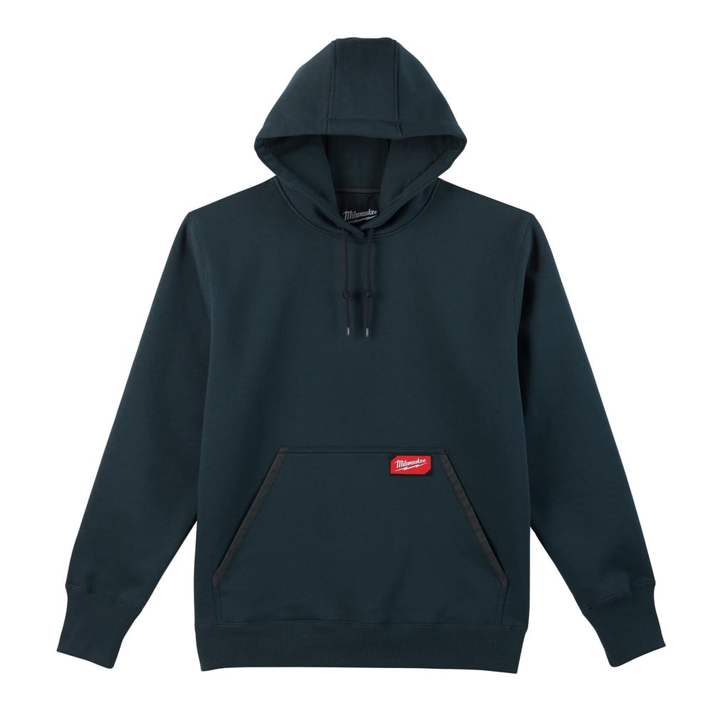 Milwaukee 350BL-M Heavy Duty Pullover Hoodie - Navy Blue, Medium ...