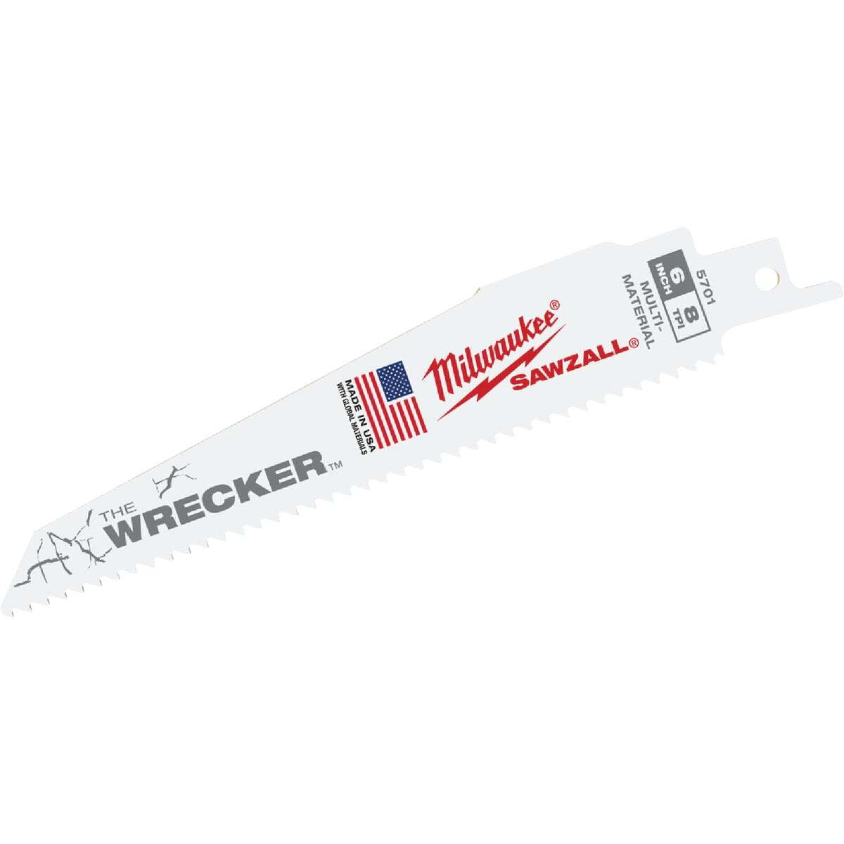 Milwaukee 48-00-8701 The Wrecker Blade, All Purpose Demolition Blade ...
