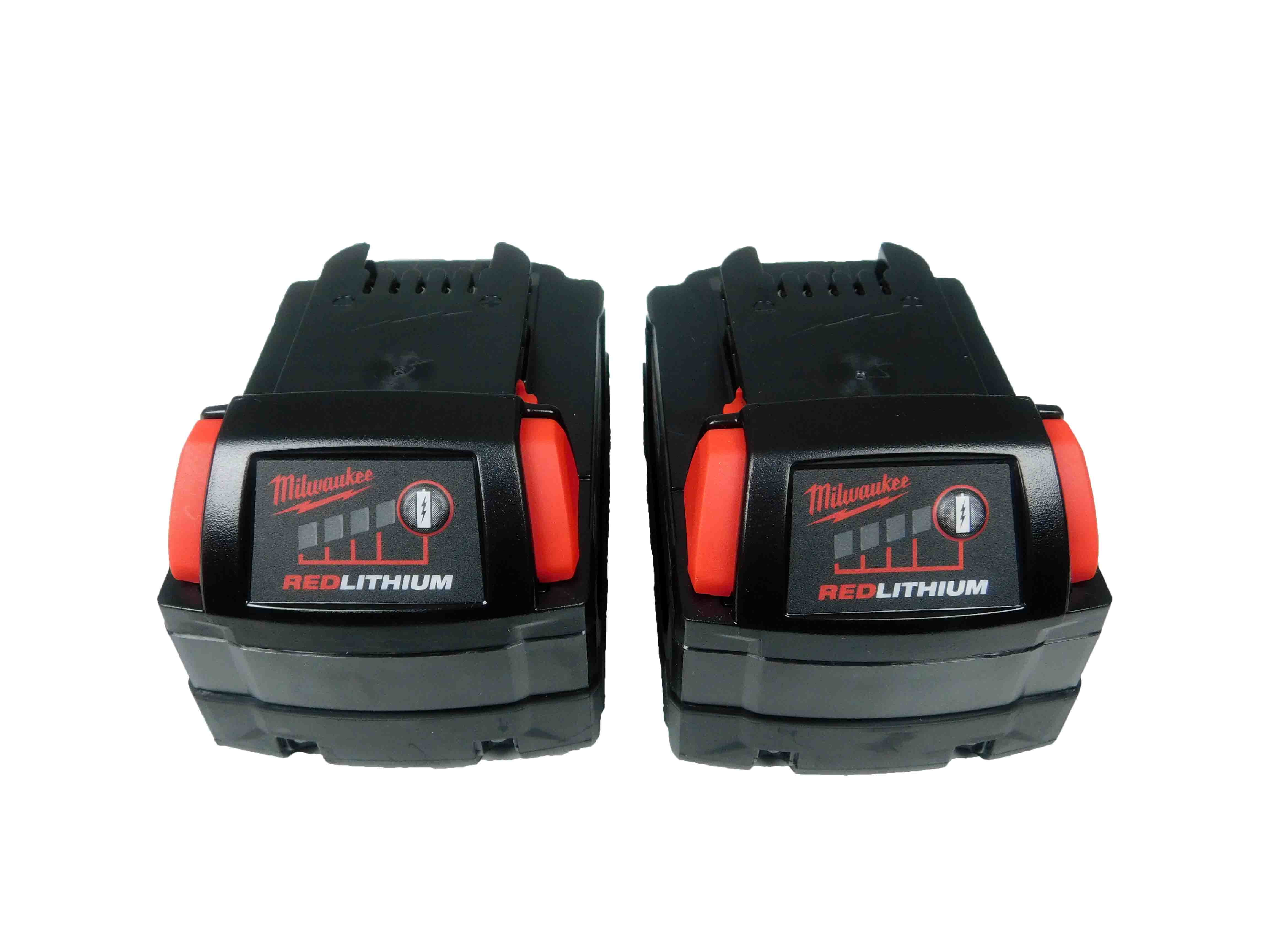 Milwaukee M18 XC RED 18V 3 Ah Power Tool Battery, 2 Count - Walmart.com