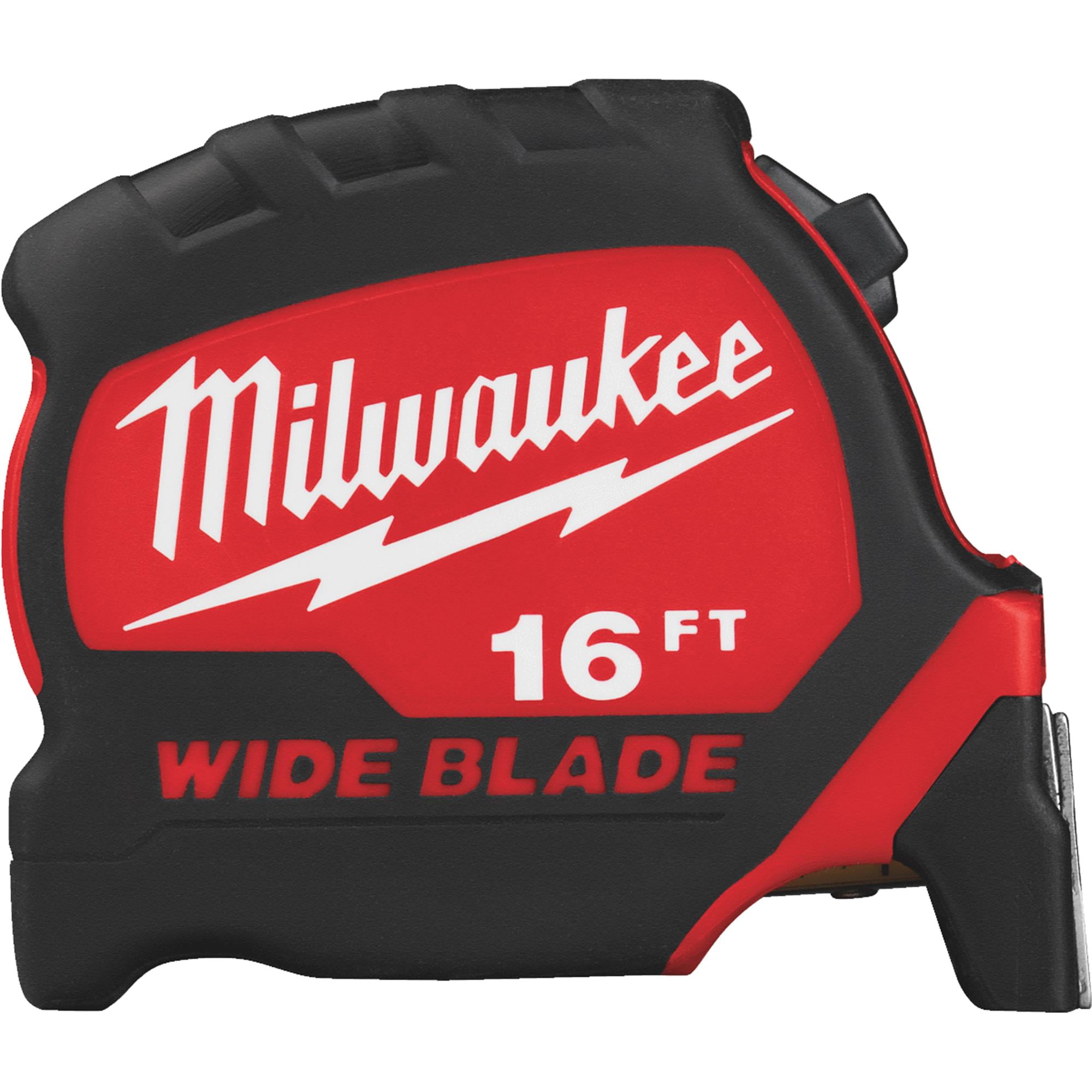 Milwaukee 48-22-0216 16' Wide Blade Tape Measure - Walmart Business ...