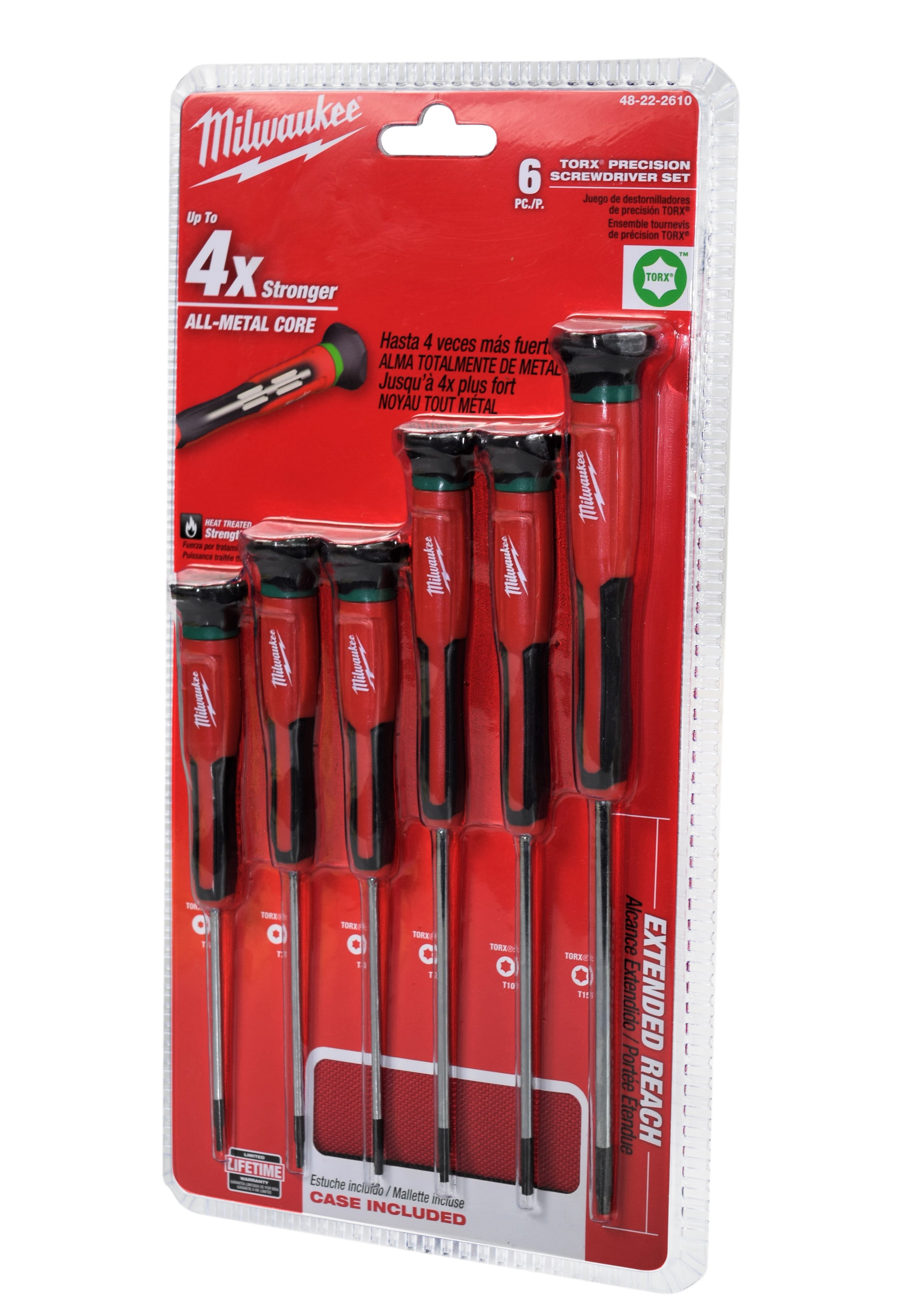 Milwaukee 48-22-2610 6-Piece Precision Torx Screwdriver Set - Walmart.com