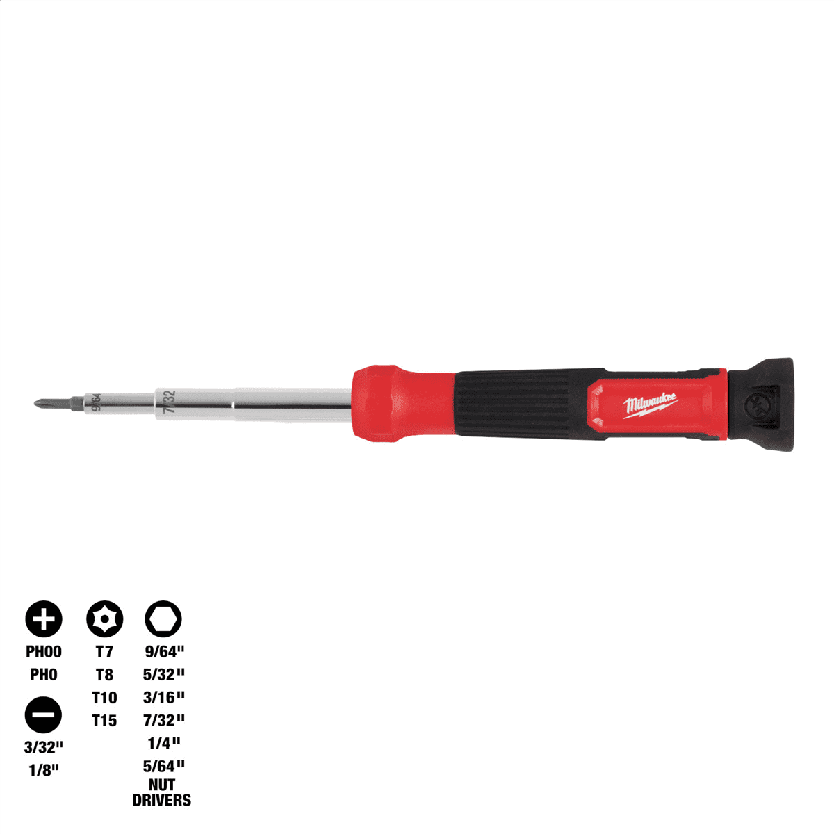 Milwaukee Tool 14-in-1 Precision Multi-Bit Screwdriver - Walmart.com
