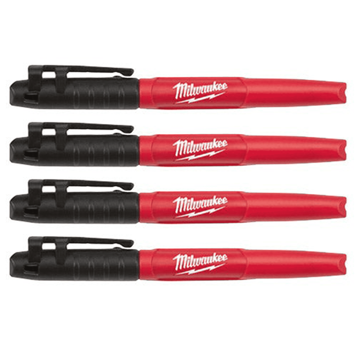 Milwaukee 48-22-3104 INKZALL Fine Point Black Marker (4 Pack) - Walmart.com