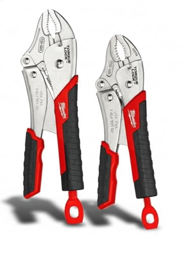 Milwaukee 48-22-3402 2 Pc. 7 Inch & 10 Inch Torque Lock Curved Jaw ...