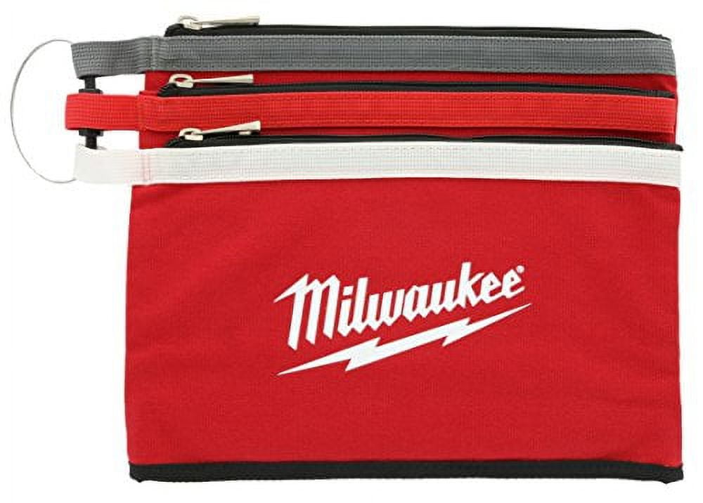 Milwaukee 48-22-8193 Canvas Zipper Pouch (3 Pack) - Walmart.com