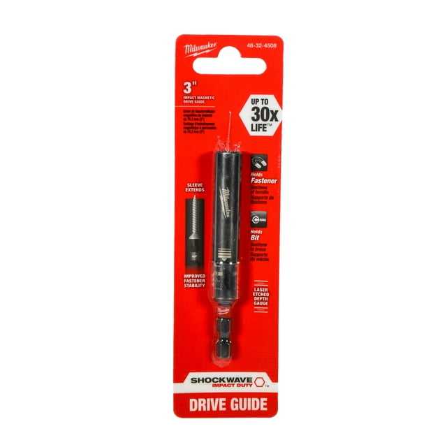 Milwaukee 48-32-4508 3 in. Shockwave Magnetic Drive Guide - Walmart.com