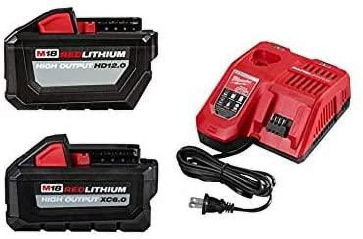 Milwaukee M18 18-Volt Lithium-Ion High Output HD12.0 Starter Kit with ...