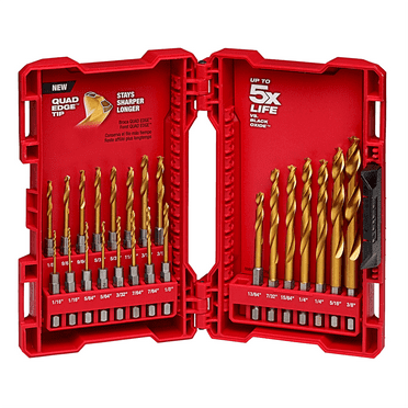 DEWALT Heavy Duty Black and Gold Drill Bit Set (21-Piece) for Home ...