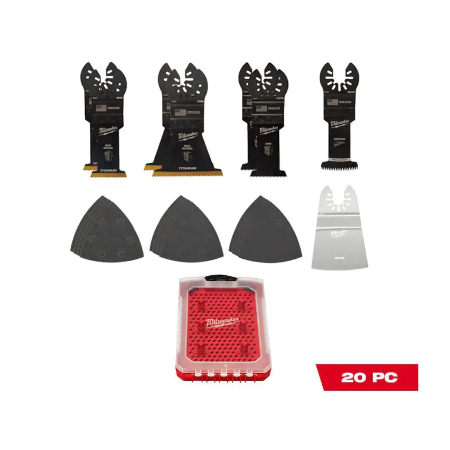 Free Shipping! Milwaukee 49-10-9220 Oscillating Multi-Tool Blade Kit ...