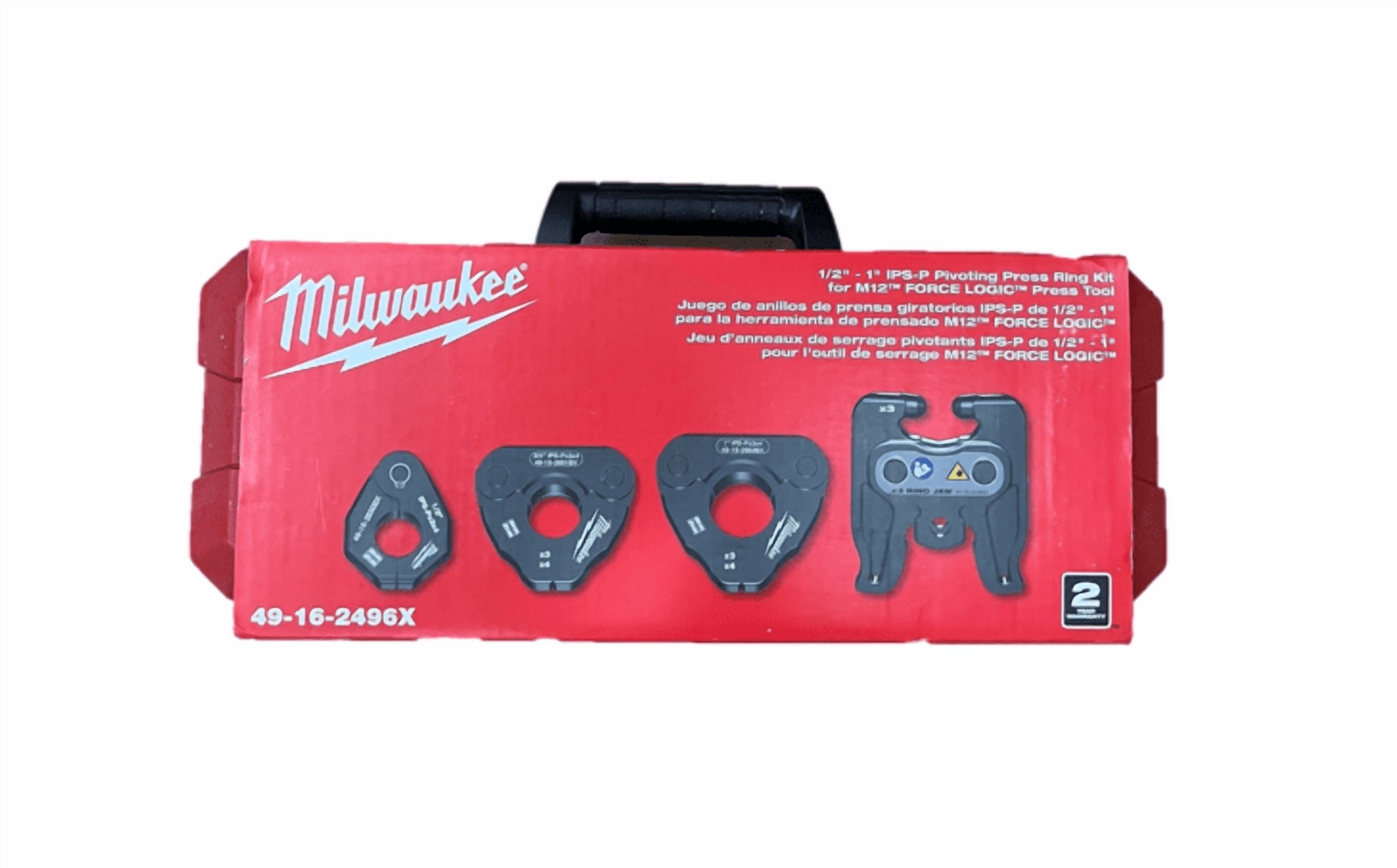 MILWAUKEE IPS-P Pivoting Press Ring Kit for M12 FORCE LOGIC Tool ...