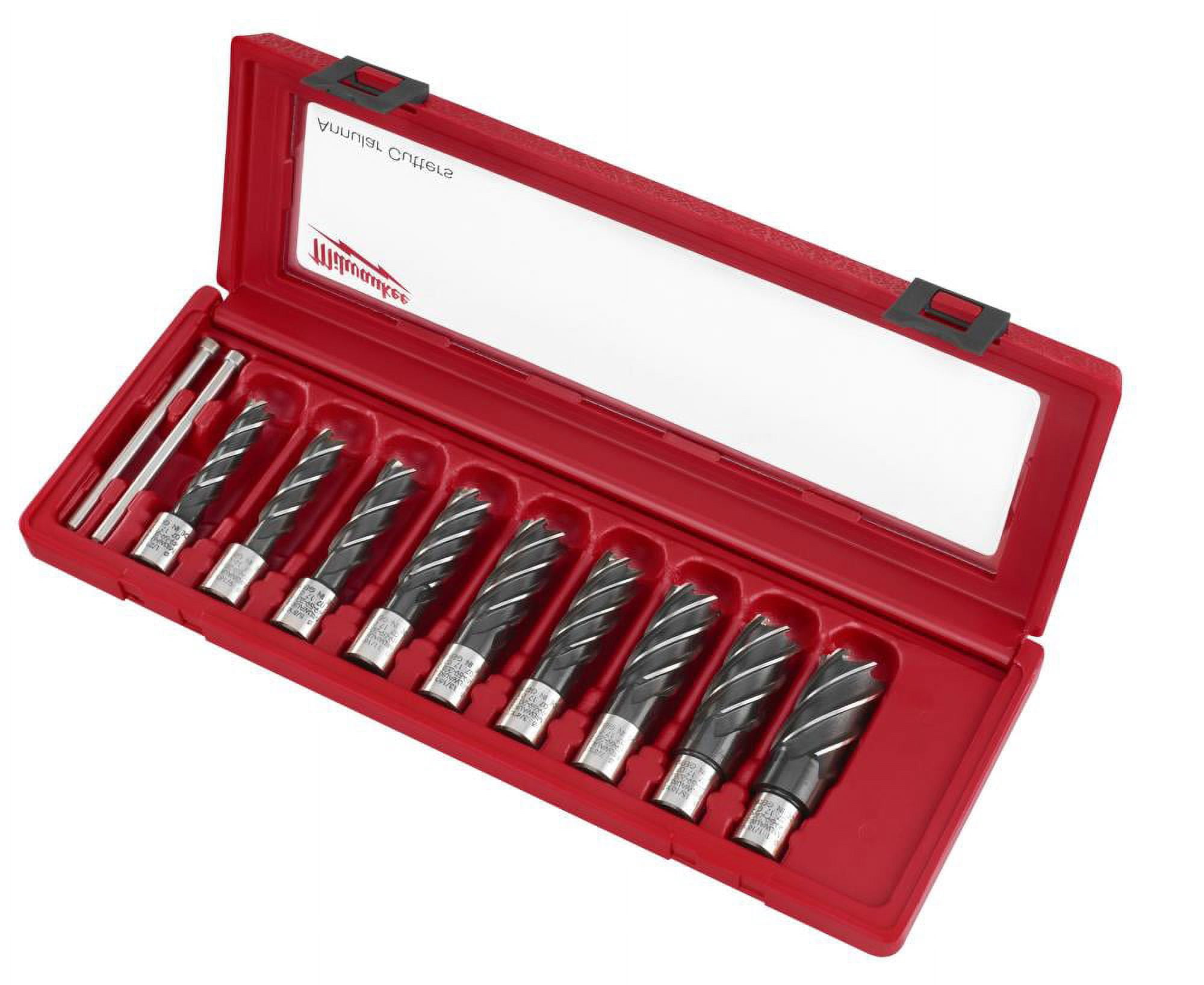 Milwaukee-49-22-8410 9-Piece HSS Annular Cutter Set - Walmart.com