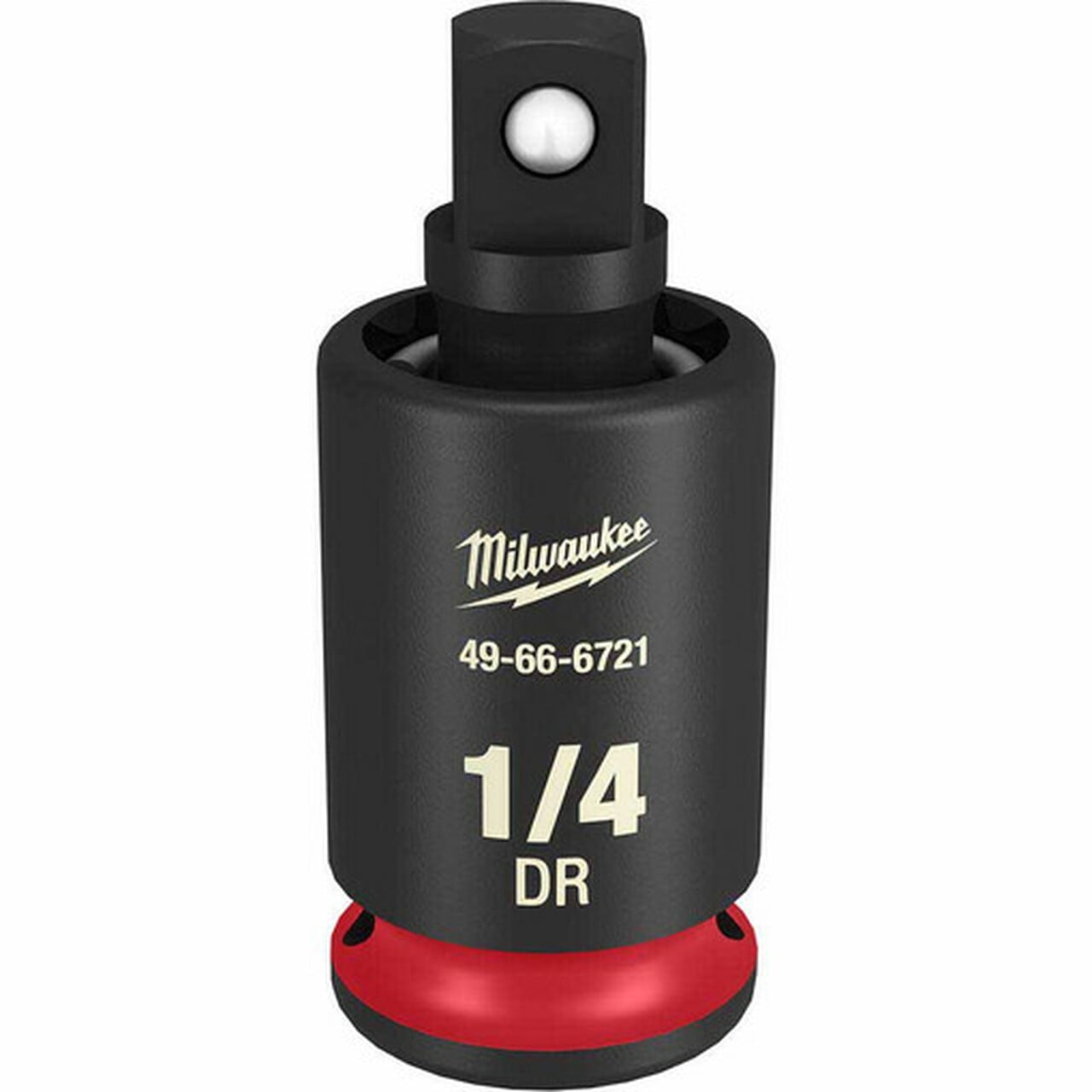 Milwaukee 49-66-6721 Shockwave Impact Duty Socket 1/4 Drive Universal Joint Socket - Walmart.com