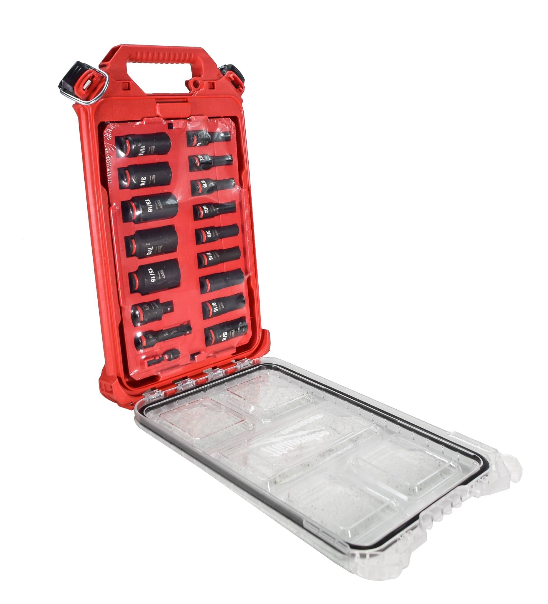 Milwaukee 49-66-6800 Showckwave Impact Duty Socket 3/8" Drive 17-Piece ...