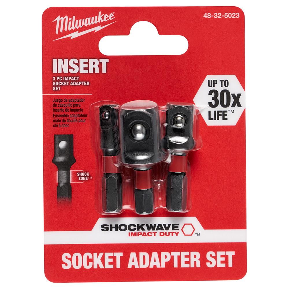 Milwaukee Accessory 48-32-5023 Insert Socket Set, 3 Pieces, Holds ...