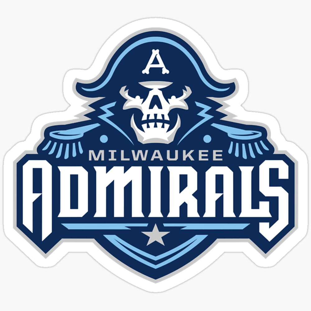 Milwaukee Admirals Sticker Phone Decal Water Bottle Stickers Car Decals ...