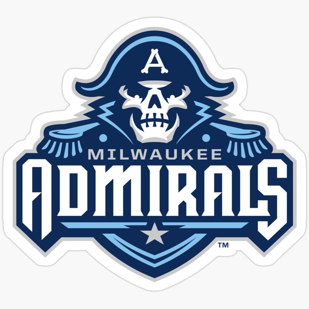 Milwaukee Admirals Sticker Phone Decal Water Bottle Stickers Car Decals ...