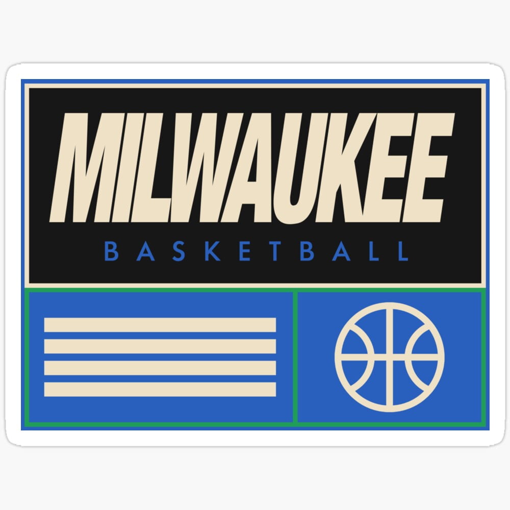 Milwaukee Basketball Sticker Baseball Sticker, Football Sticker ...