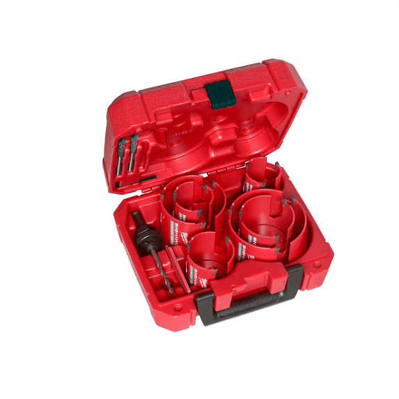 Milwaukee BIG HAWG 10-Piece Carbide Hole Cutter Dozer Set 49-56-9085 ...