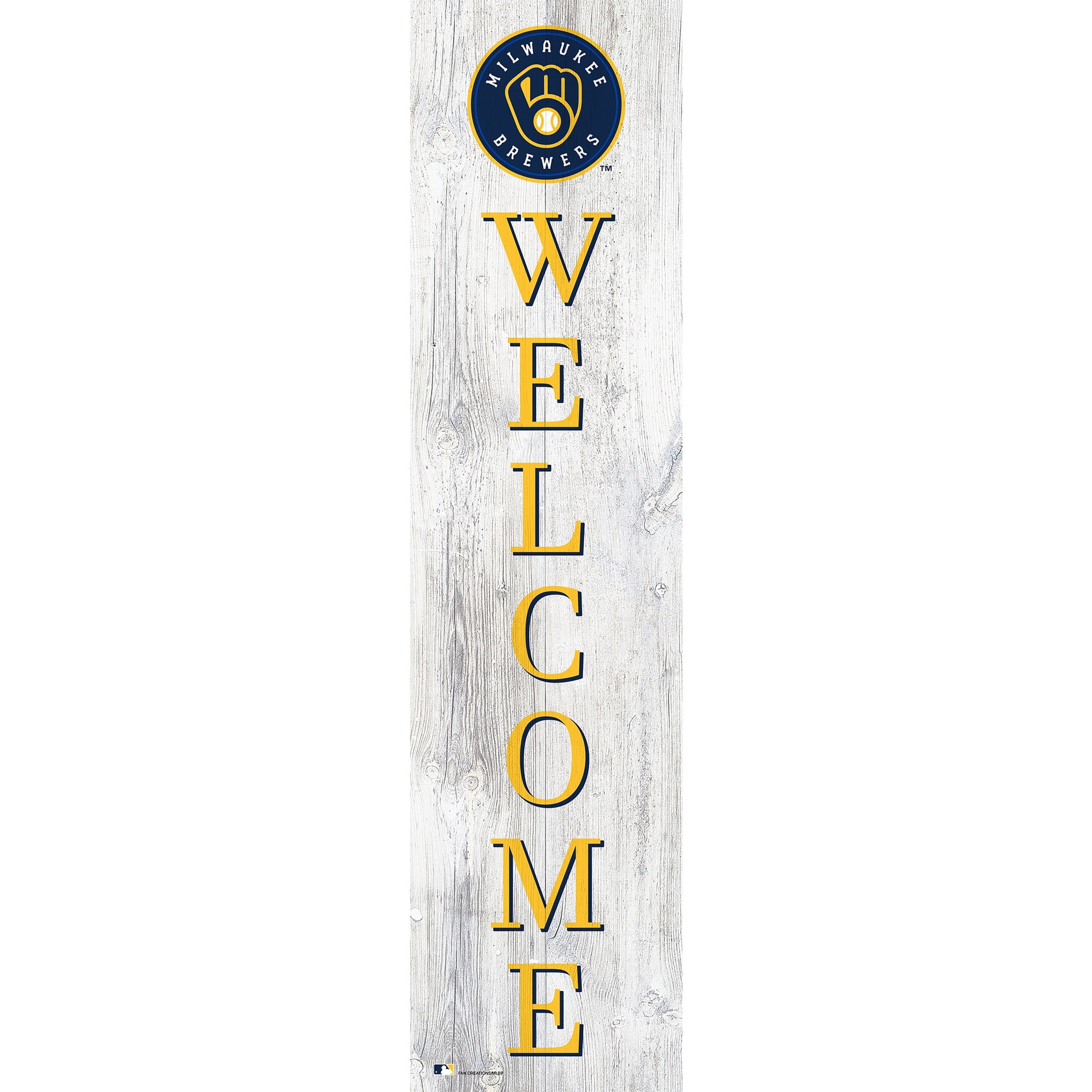 Milwaukee Brewers 48'' Welcome Leaner - Walmart.com