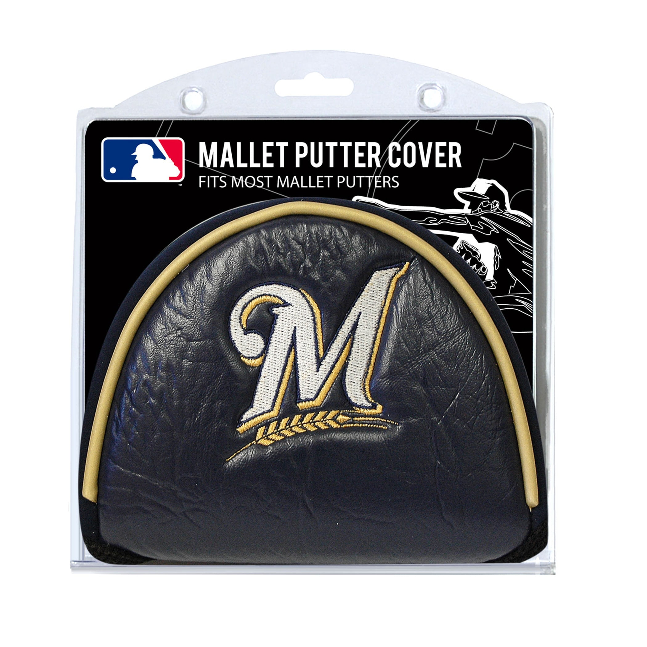 Milwaukee Brewers Official MLB Mallet Putter Cover by Team Golf 96531 ...