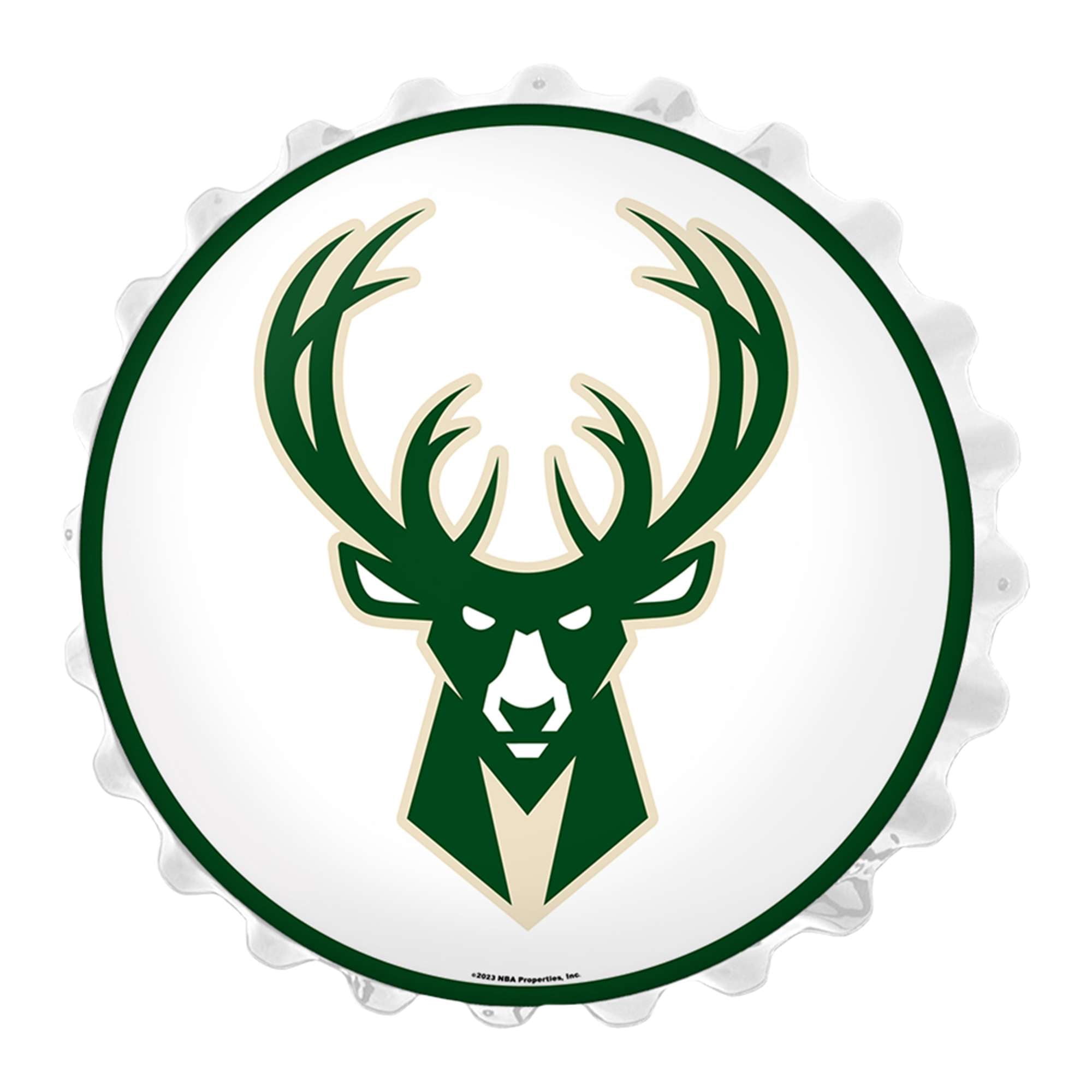 Milwaukee Bucks 19" Bottle Cap Wall Light - Walmart.com