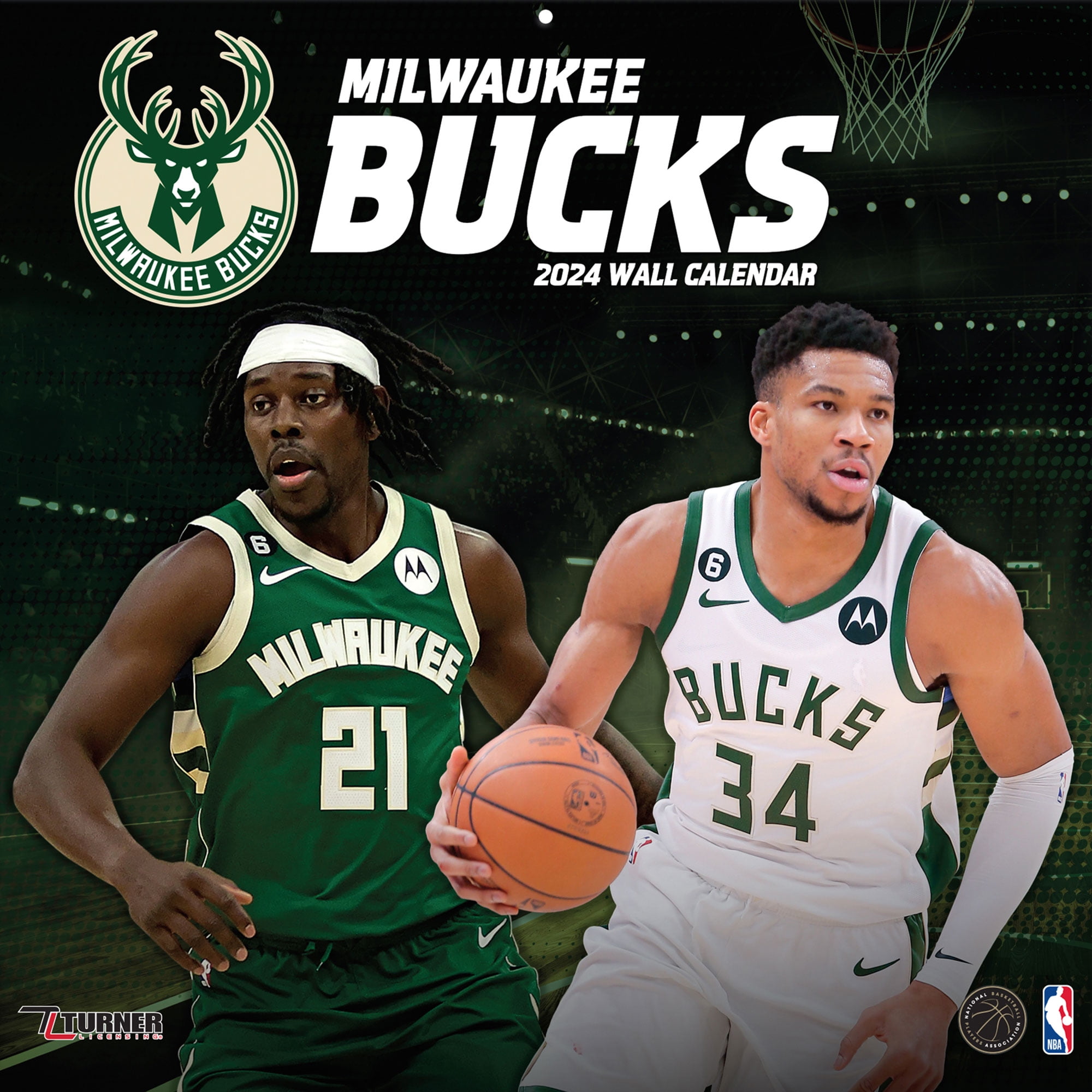 Milwaukee Bucks 2024 12'' x 12'' Team Wall Calendar - Walmart.com