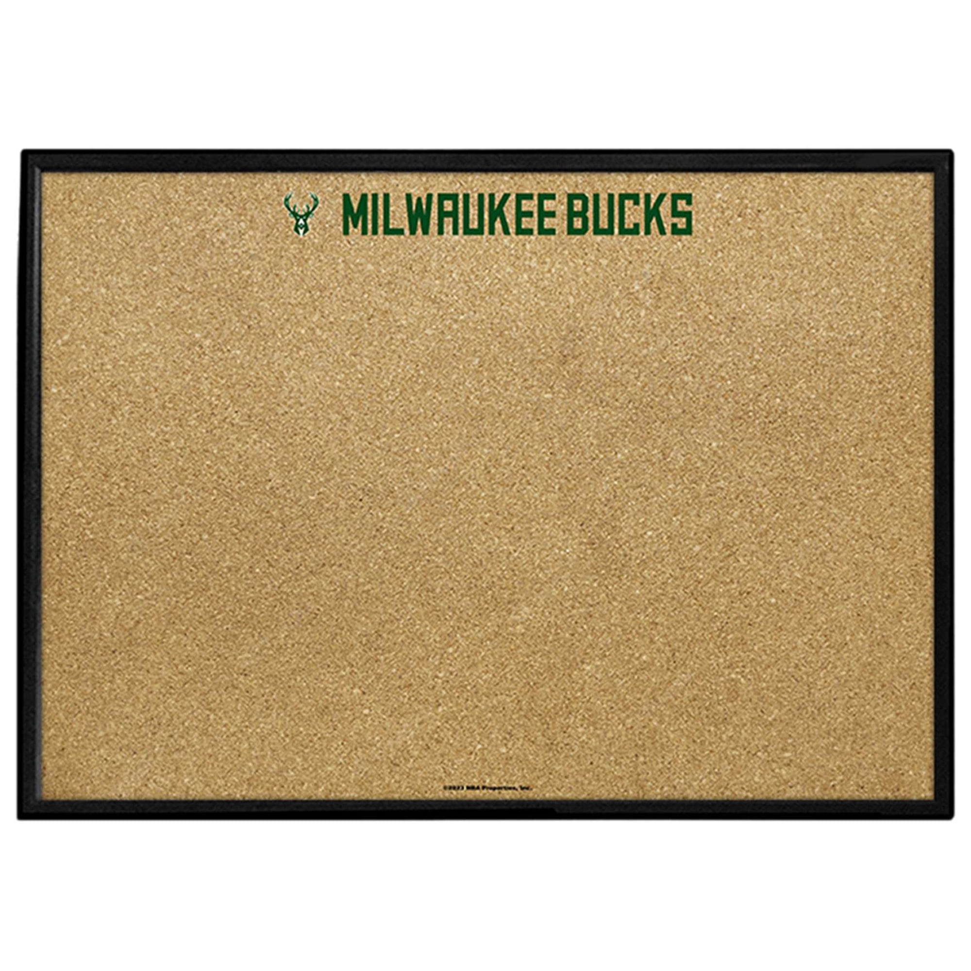 Milwaukee Bucks 27" x 19" Framed Cork Board - Walmart.com