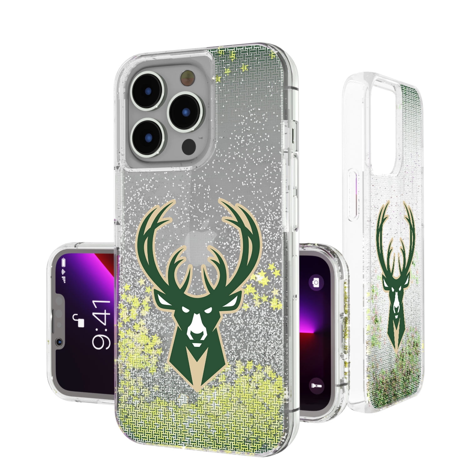 Milwaukee Bucks Linen Logo iPhone Glitter Case - Walmart.com