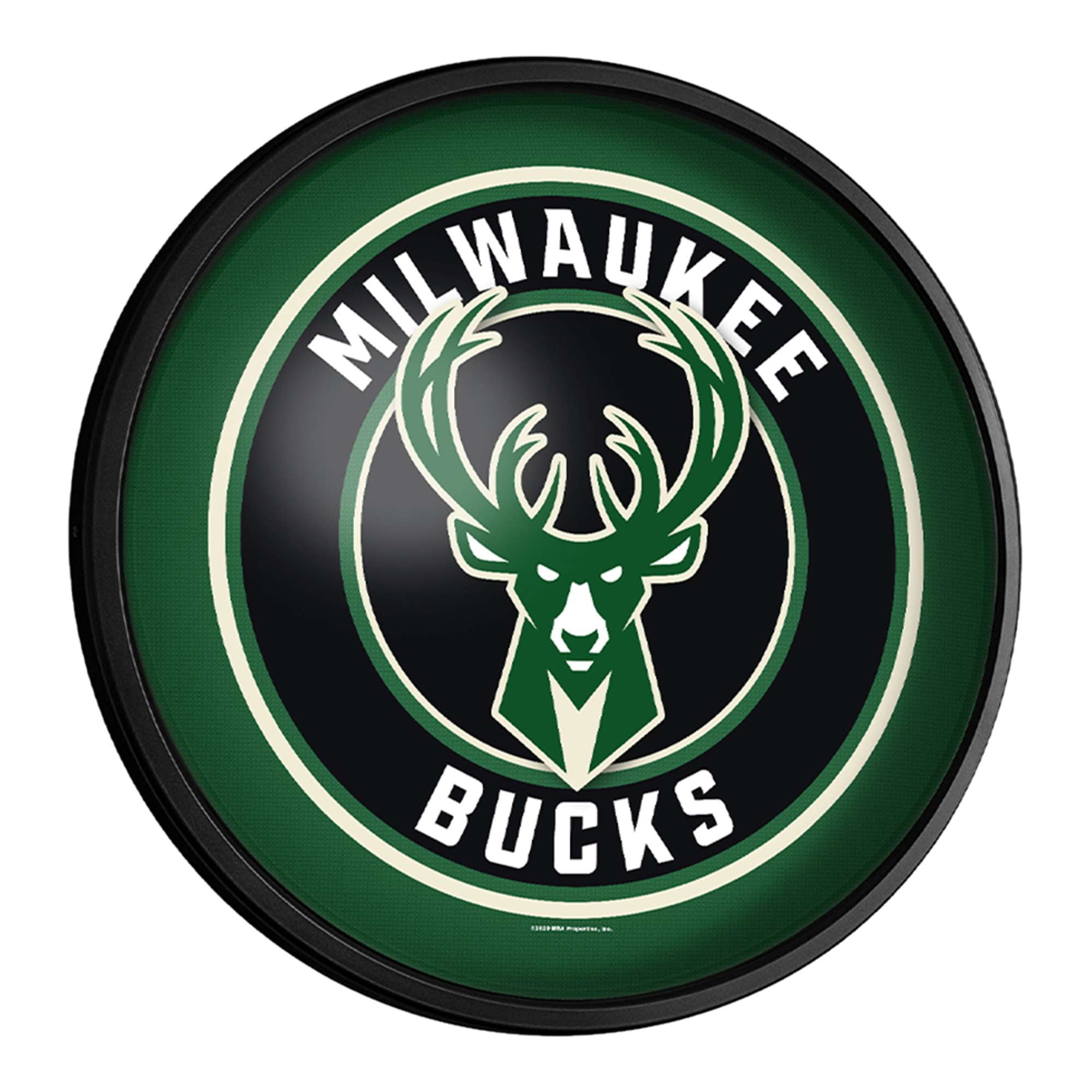 Milwaukee Bucks 18'' Round Slimline Illuminated Wall Sign - Walmart.com