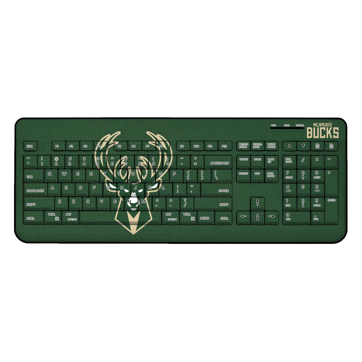 Milwaukee Bucks Wireless Keyboard - Walmart.com