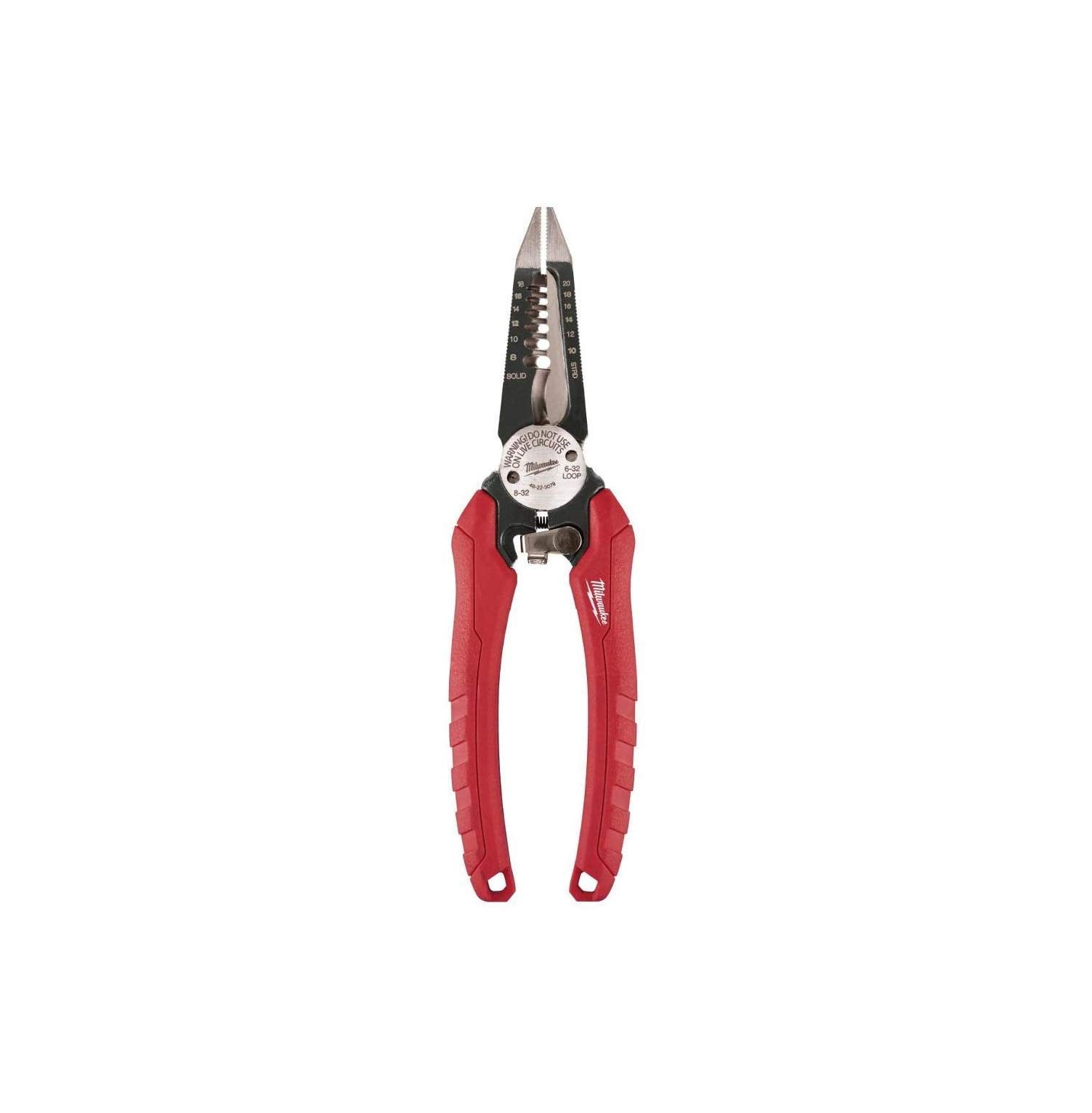 Milwaukee Electric Tool 48-22-3079 6-In-1 Combination Wire Pliers, 2.03 ...