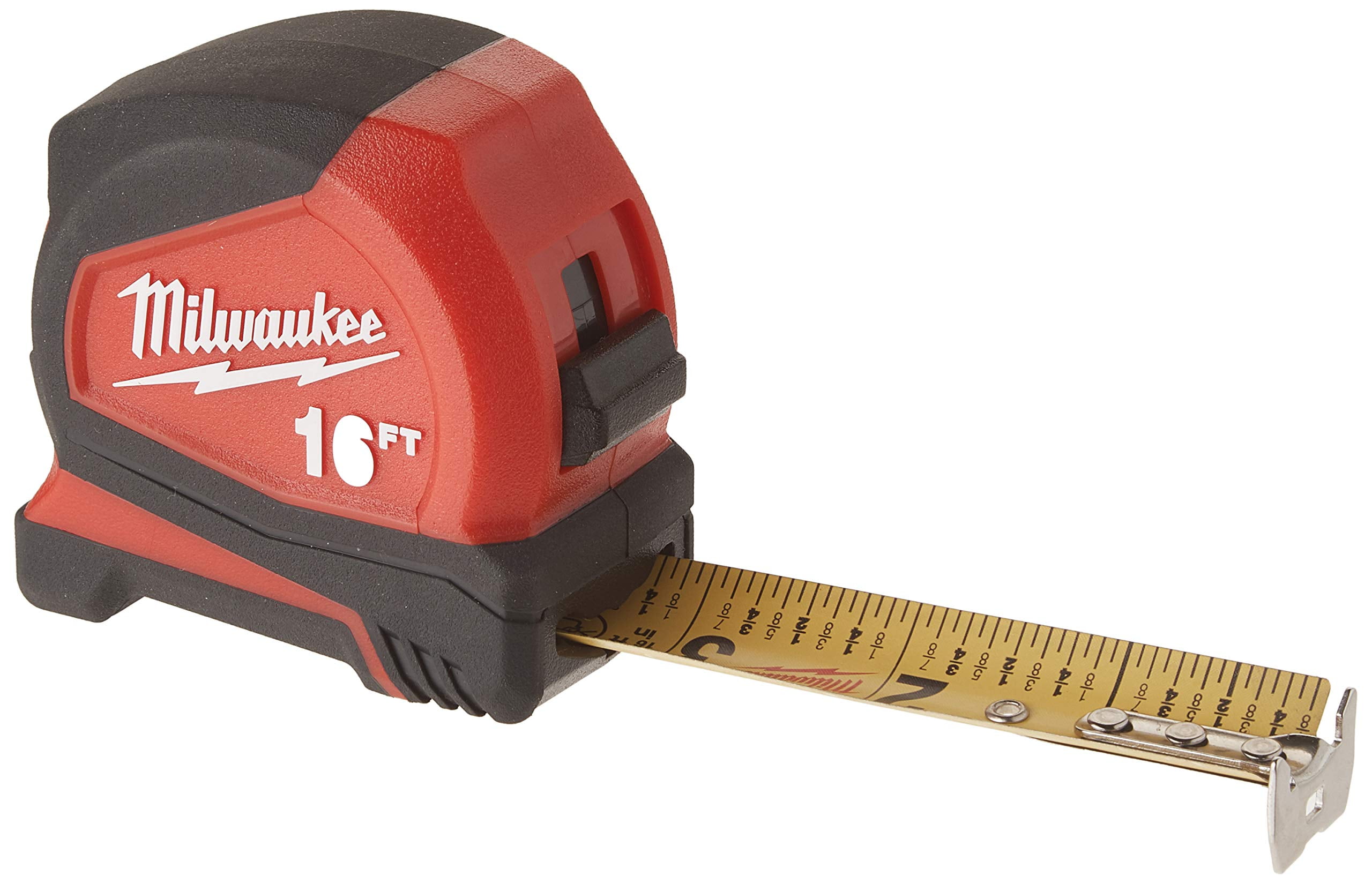 Milwaukee Electric Tool 48-22-5516 Heavy Duty Tape Measure, 16' C38 ...