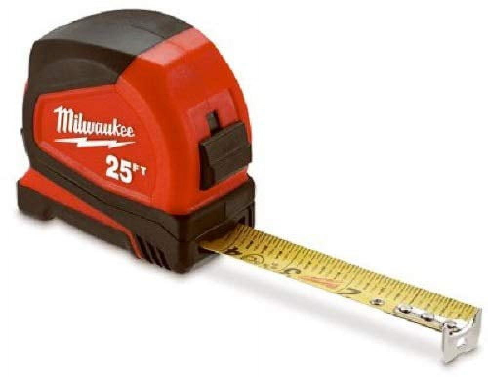 Milwaukee Electric Tool 48-22-6625G Heavy Duty, Compact Measuring Tapes ...