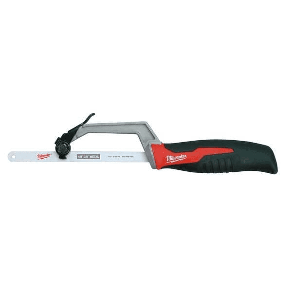 Milwaukee Hack Saw Compact Hand Saw 10 in Blade 24 TPI Bi-Metal Tool ...