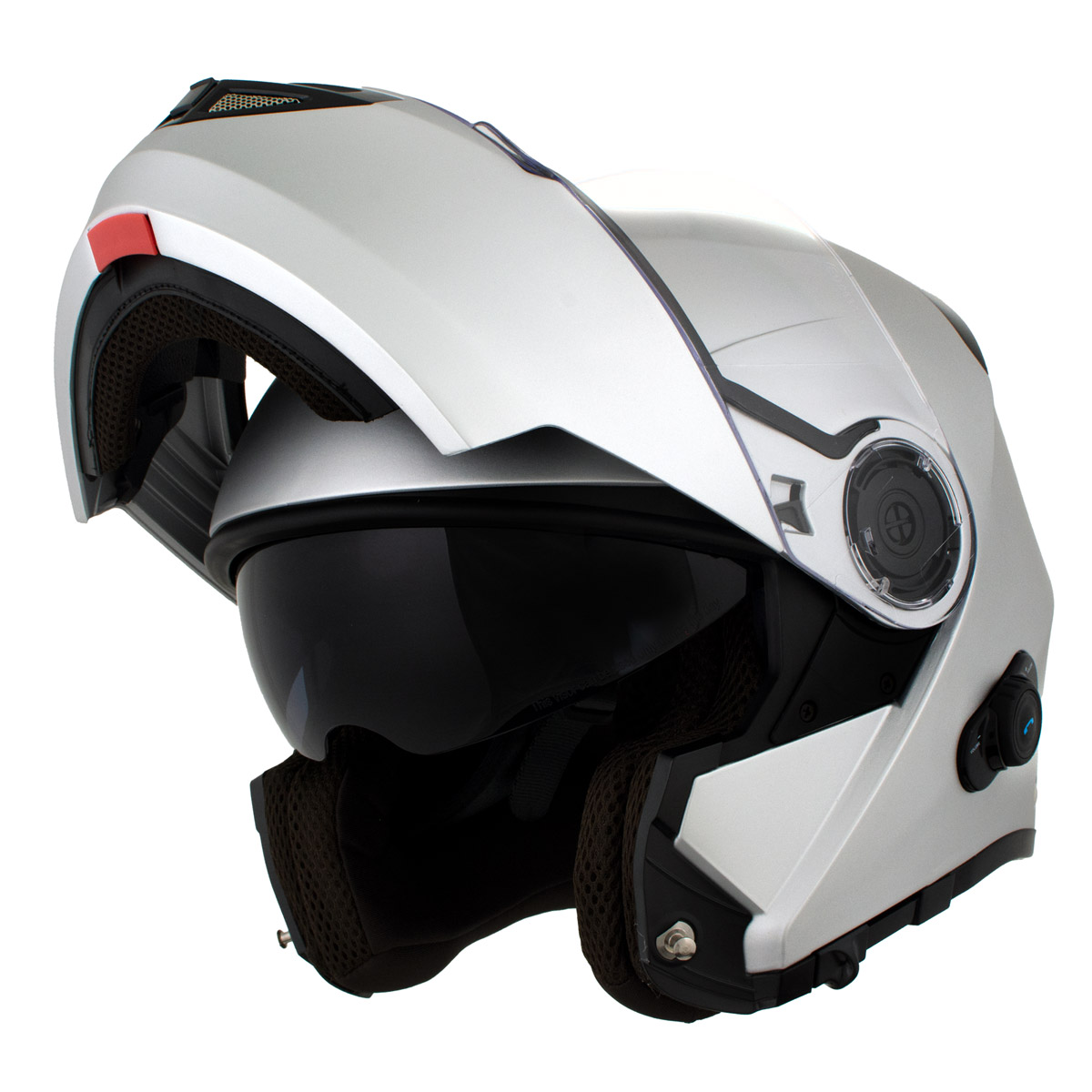Milwaukee Helmets H7010 Flat Gray Mayday Modular Full Face Wireless ...