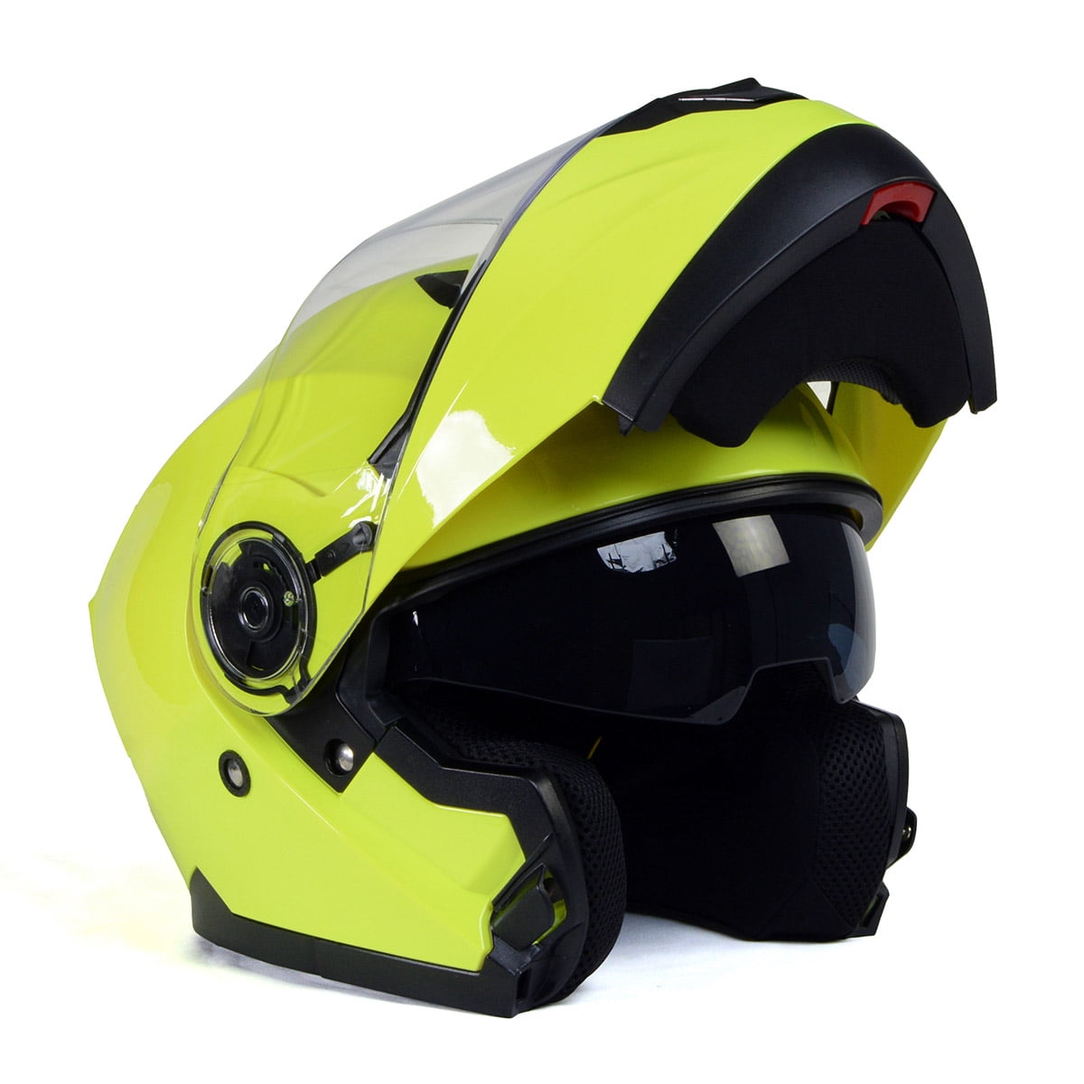 Milwaukee Helmets MPH9819DOT Breeze Green Advanced Motorcycle Modular ...