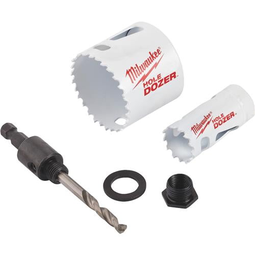 Milwaukee Hole Dozer 4-Piece Door Lock Saw Set KT, Each - Walmart.com