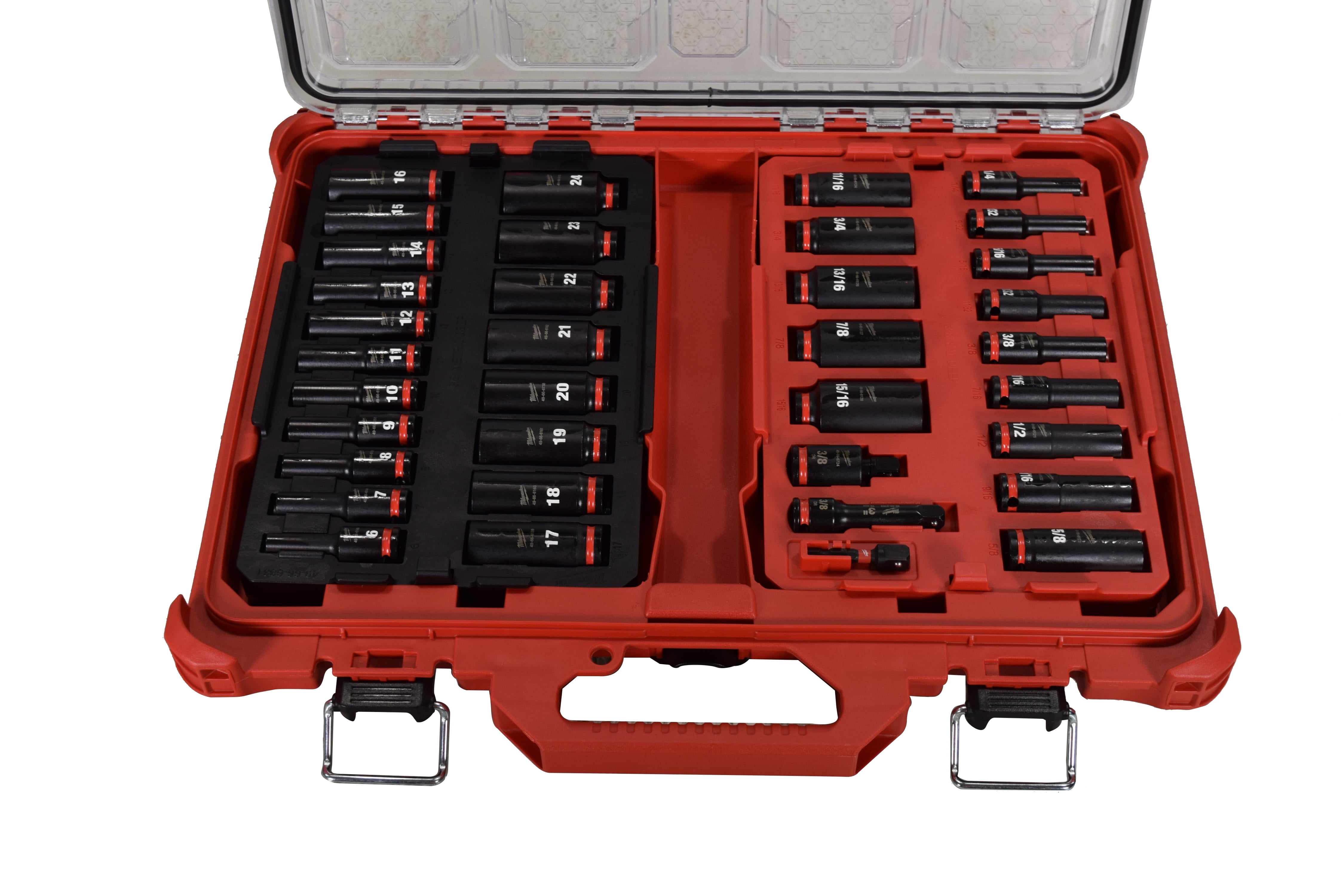 Milwaukee 36-Piece Impact Duty Socket Set with 3/8" Drive and Torque ...