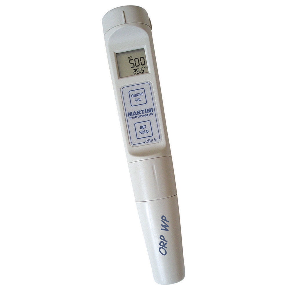 Milwaukee Instruments ORP/Temp Meter Dual Level Tester Electrode ORP57 ...