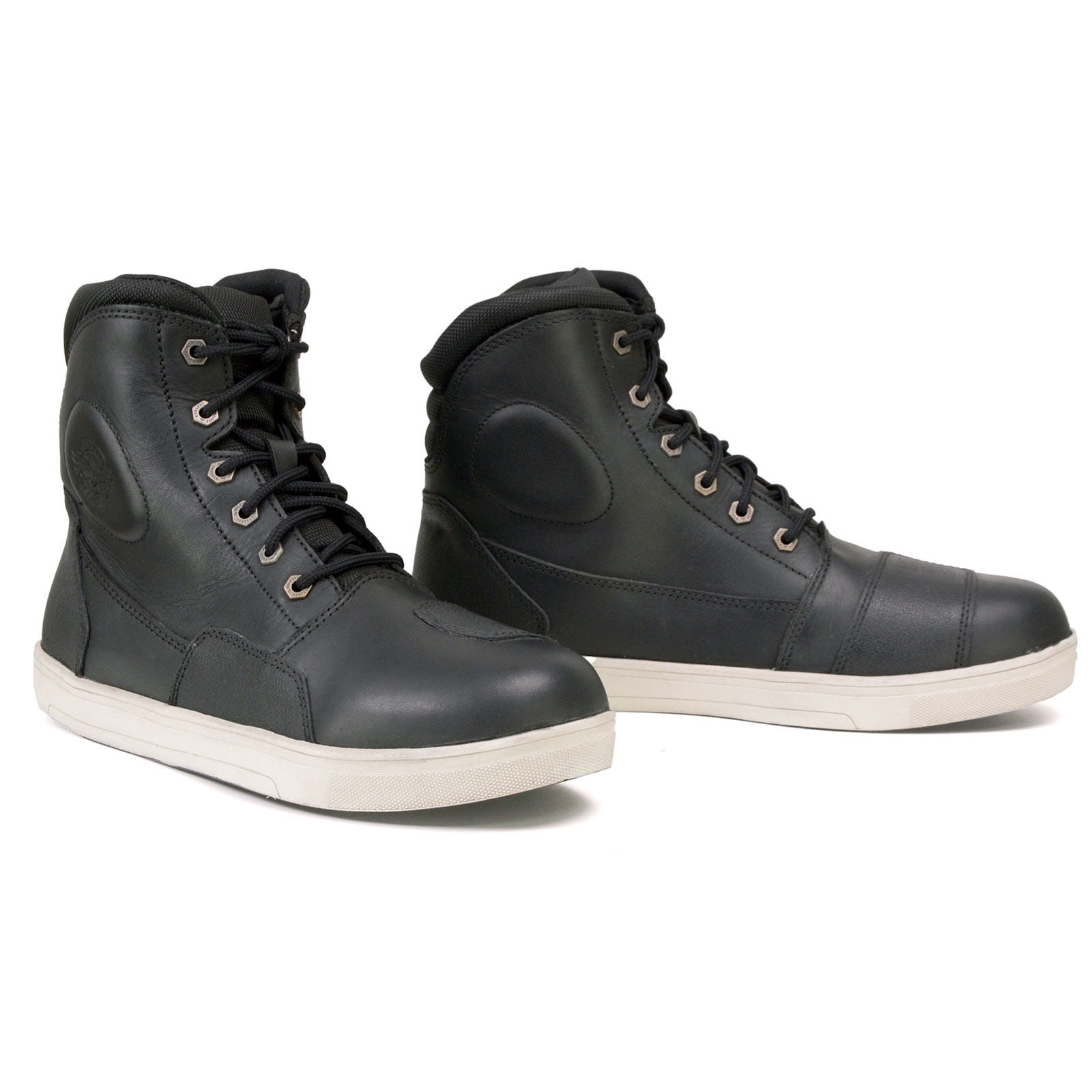 Milwaukee Leather MBM9002 Men's Black Leather Reinforced Street Biker ...