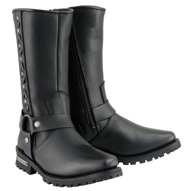 Milwaukee Motorcycle Clothing Company MB433 Men's Black Road Captain ...