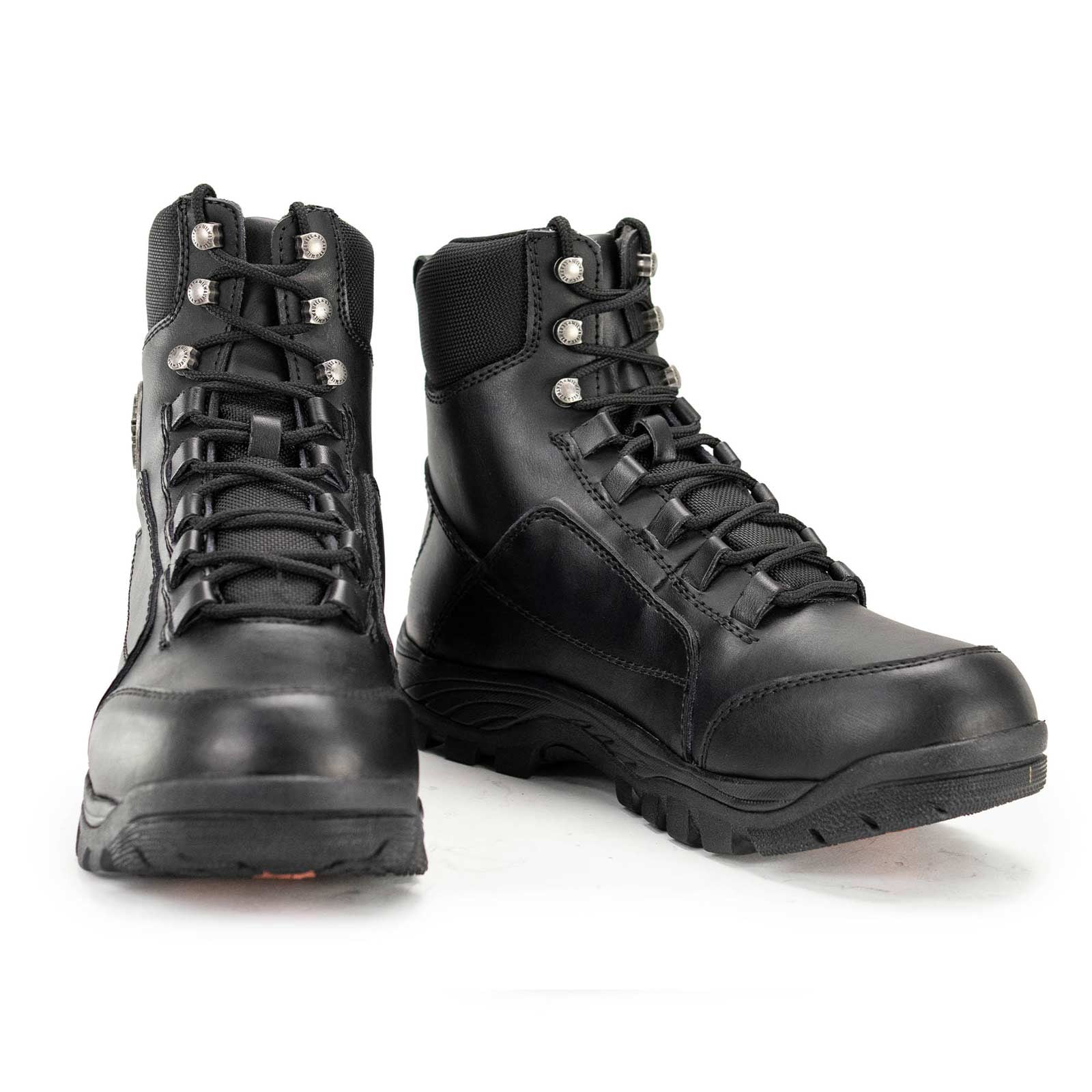 Milwaukee Leather MBM9081 Men’s Black Leather Swat Style-Tactical Lace ...