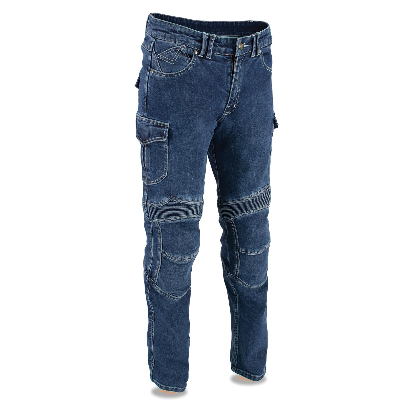 Milwaukee Leather Men's Classic Motorcycle CE Armored Riding Denim ...