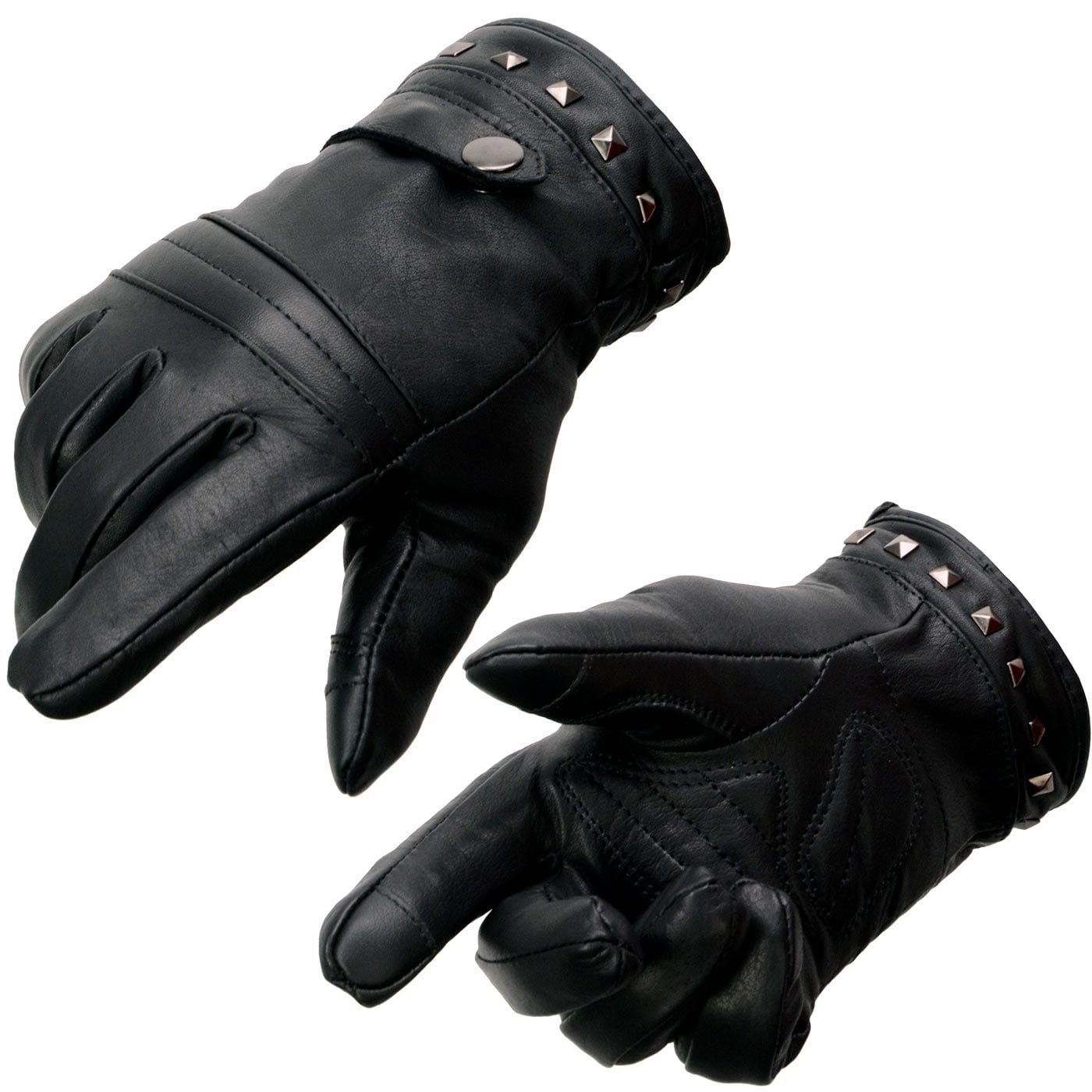 Milwaukee Leather MG7755 Women's Black Leather ’I - Touchscreen ...