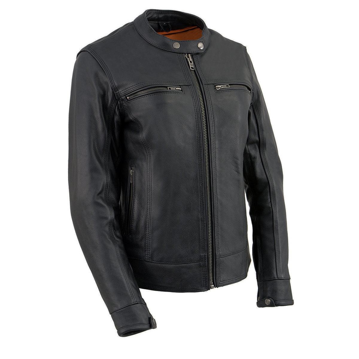 Milwaukee Leather MLL2552 Women's Premium Black Leather Motorcycle ...